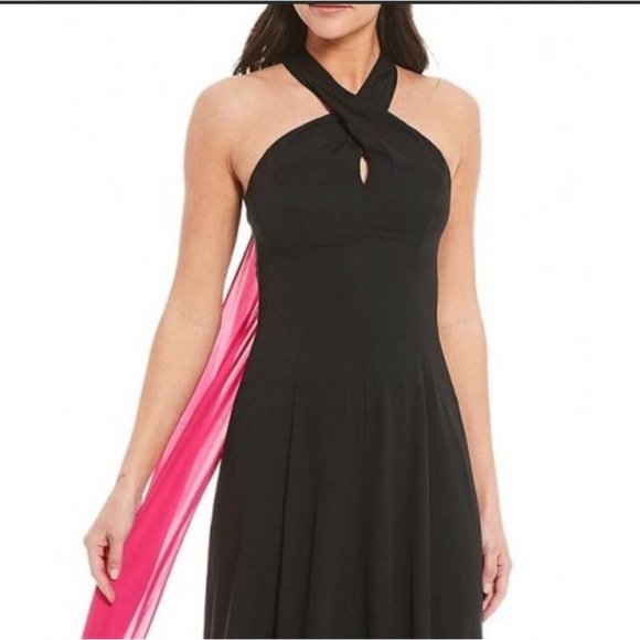 Alex Marie | Dresses | Alex Marie Eliza Criss Cross Long Forman Black ...